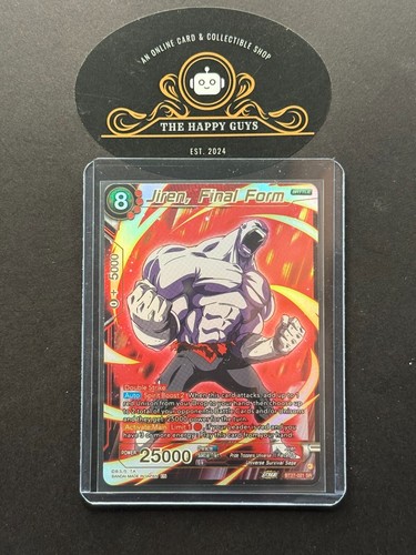 Dragon Ball: Super Jiren, Final Form (Foil) #BT27-021 Masters History ...