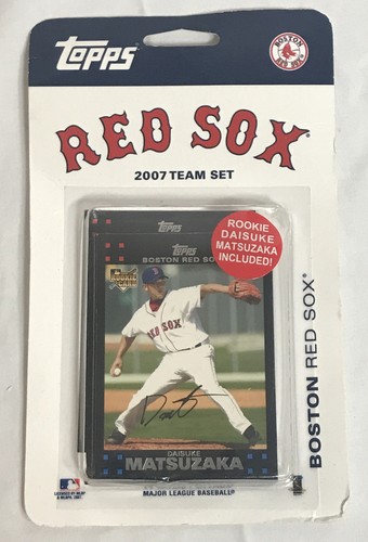 2007 Topps Cards Boston Red Sox Complete Team Set David Ortiz BOS1 ...