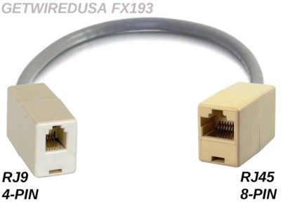 RJ9 RJ10 22 4P4C 4-PIN RJ45 CAT5 ETHERNET 8P8C 8PIN FEMALE HEADSET ...