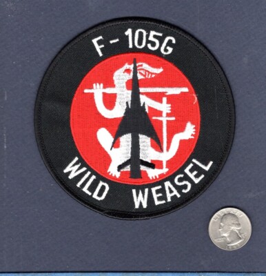 F-105 F-105G THUNDERCHIEF Wild Weasel USAF ANG Republic Fighter ...
