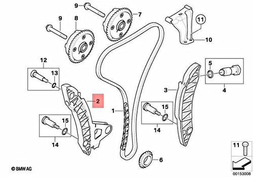 Genuine BMW F20 F20N F21 F21N F30 F30N F31 F35 R55 Guide rail OEM ...