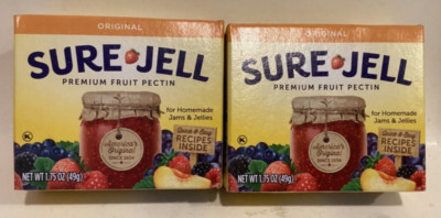Sure Jel Original Premium Fruit Pectin Lot of 2 -1.75 oz 11/24 ...