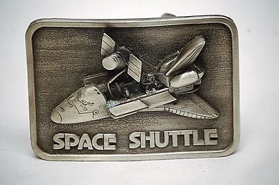 Space Shuttle NASA Belt Buckle 3D 1980 The Buckle Connection USA | eBay