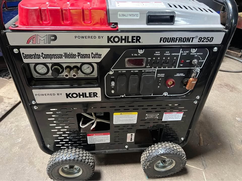 AMP Kohler Fourfront 9250 - Generator-Compressor-Welder-Plasma Cutter ...