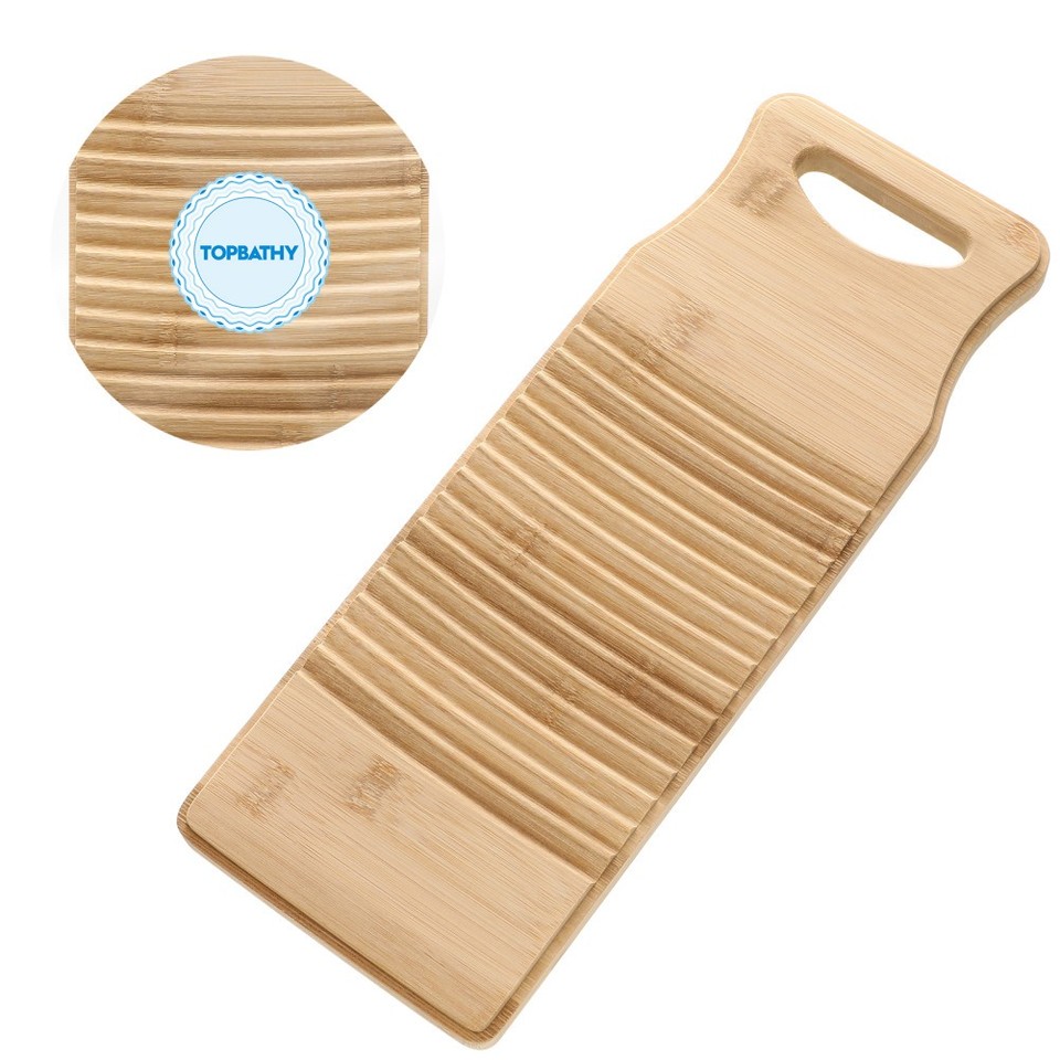 Bamboo Washboard Laundry Washboard Hand Washing Clothes Board Hand Wash ...