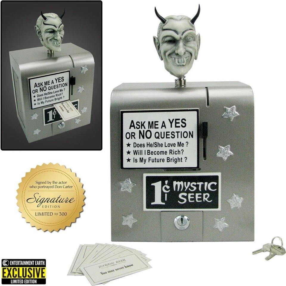 The Twilight Zone Mystic Seer Prop Replica William Shatner Signature w/ extras | eBay