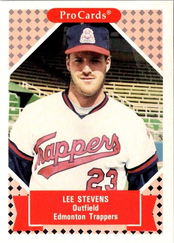 1991 ProCards Lee Stevens #28 Edmonton Trappers Baseball Card | eBay