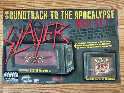 Slayer Original Concert Poster From Their 2003 Tour | eBay