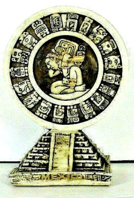 Mayan Aztec Calendar Haab Chichen Itza Kukulkan Pyramid 6 3/4" | eBay