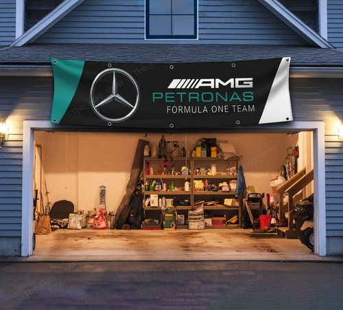 Mercedes Benz AMG 2x8 ft Banner Petronas Formula One Team Flag Garden ...