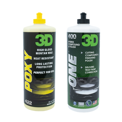 3d One Polish & Poxy Hybrid Wax Sealer | eBay