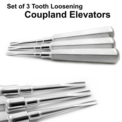 Tooth Extracting Coupland Elevators Dental Root Chisels Oral Extracting ...