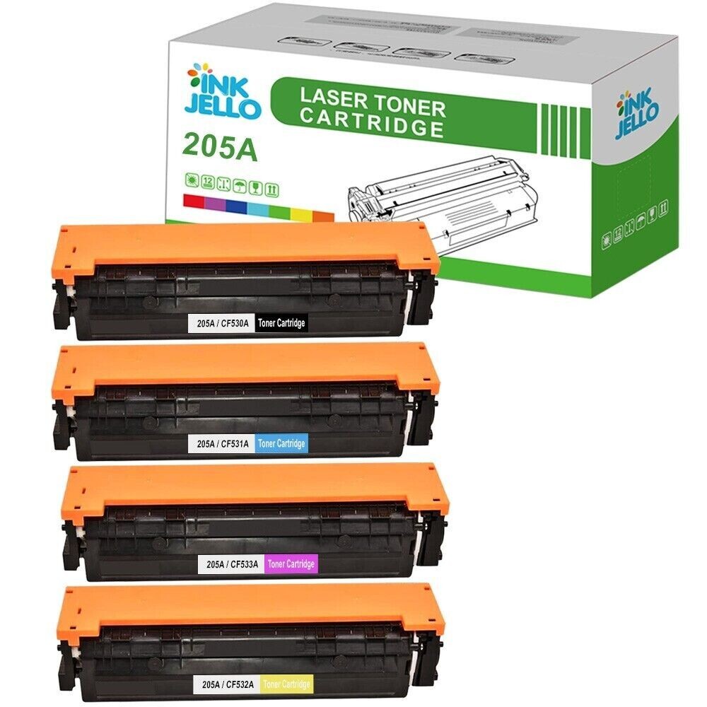 4 Toner Cartridge 205A for HP LaserJet Pro MFP M180 M180n M181 M181fw ...