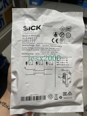 1PC NEW SICK GL6-P4112（reflectors and brackets）=GL6-P4111 Sensor | eBay