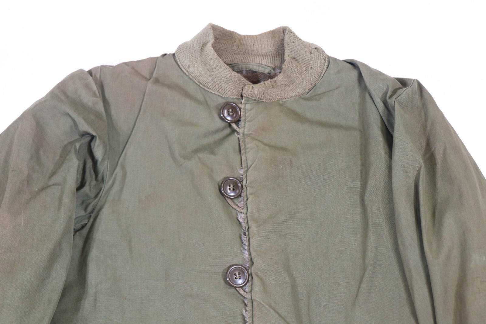 US WWII M-1943 Field Pile Jacket with Fur Liner M42 WW2 Parka Uniform ...