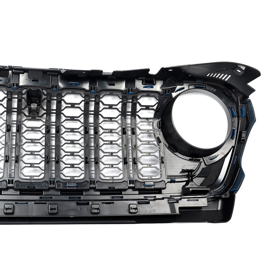 For 2018-2024 Jeep Wrangler JL / Gladiator JT Hydro Blue Pearl Grille Black Mesh | eBay