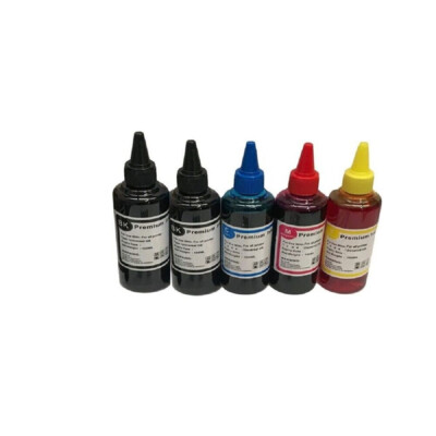 5 x 100ml Printer & Ciss Refill Ink Bottle fits Epson HP Canon Kit B C ...
