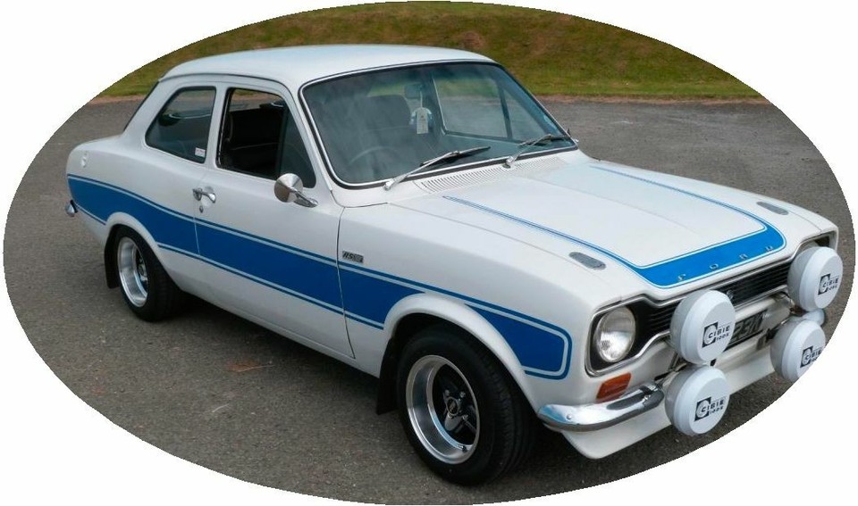 Ford Escort MK1 RS2000 AVO STICKERS STRIPE KIT DECALS VINYLS 2K AVO RS ...