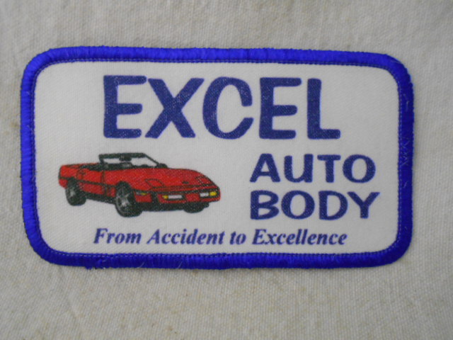 EXCEL AUTO BODY USED COMPANY PATCH TAG | eBay