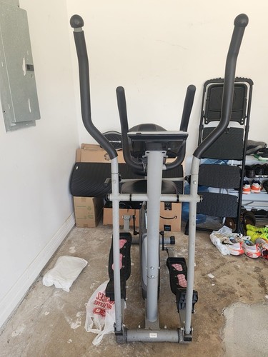 Body Rider Elliptical Trainer Stationary Exercise Bike 2 in 1 Fitness ...