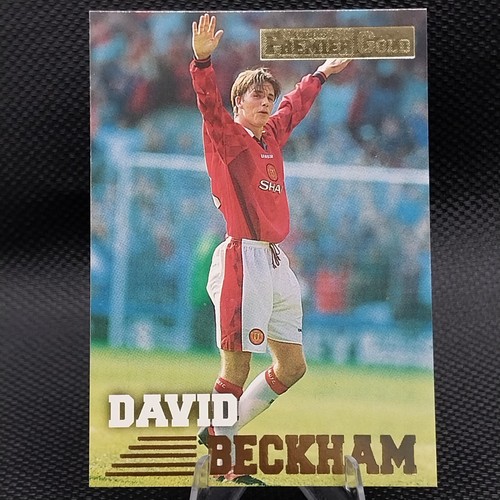 1996 Merlin’s Premier Gold David Beckham #92 RC Rookie Card Manchester ...