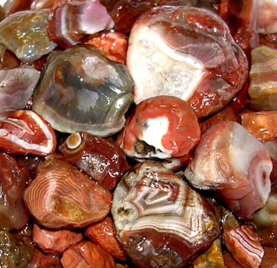 Lake Superior Agate Agates 2 Lbs 'GREAT ROUGH TUMBLERS' Lapidary ...