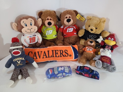 11 used Sports Plush Stuffed Animals Lot B, Racing & College Dolls ...