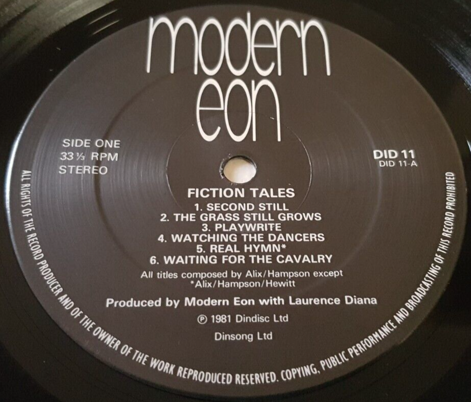 Modern Eon LP MINT Fiction Tales DINDISC UK DID 11 | eBay UK