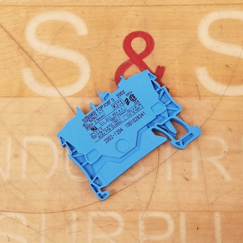 Wago 2002-1204 Terminal Block, 2.5 MM, 20 Amp - USED | eBay