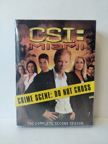 CSI: Miami - The Complete Second Season (DVD, 2005, 7-Disc Set) Sealed ...