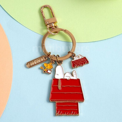 Peanuts Snoopy Red House 70th Anniversary Collectible Metal Keychain | eBay