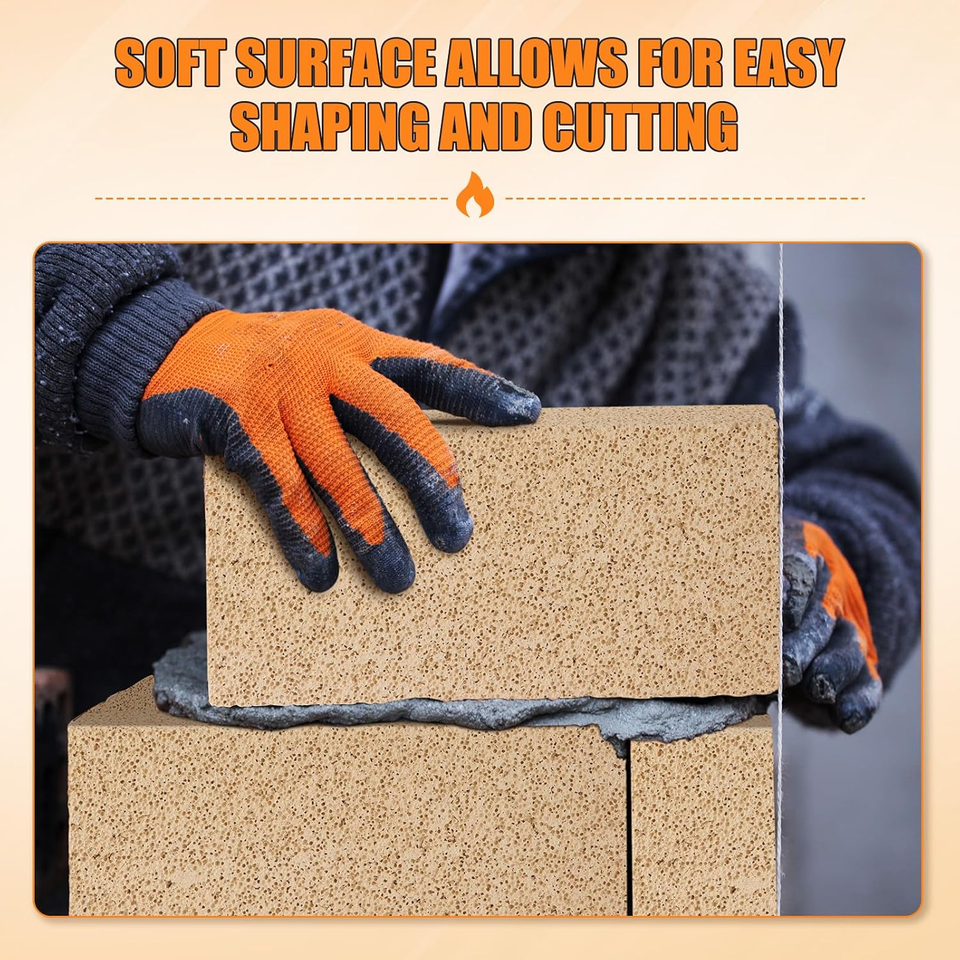 30 Pcs Insulating Fire Brick 3200F Rated Wood Stove Fire Bricks for ...