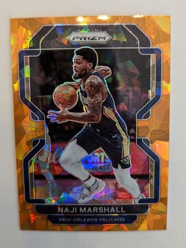 2021 Panini Prizm Naji Marshall #191 Orange Ice Prizm | eBay