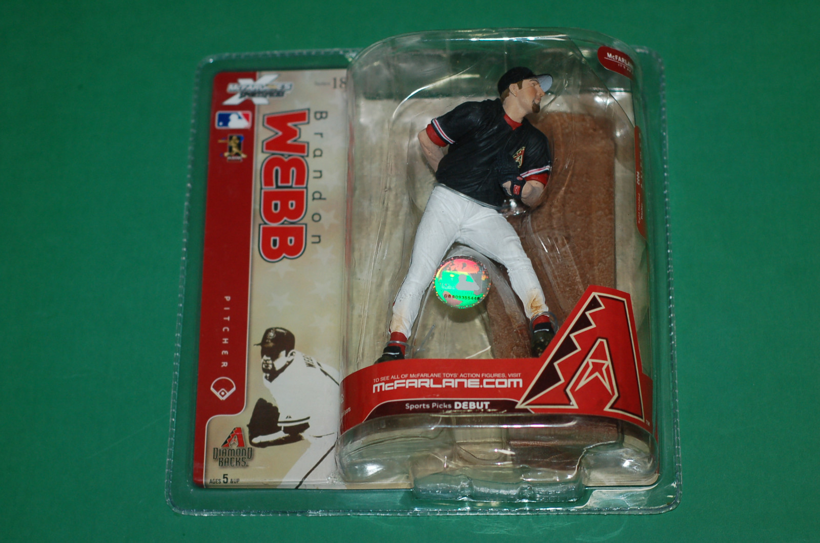 Mcfarlane MLB 18 Brandon Webb Arizona Diamondback figure statue ...