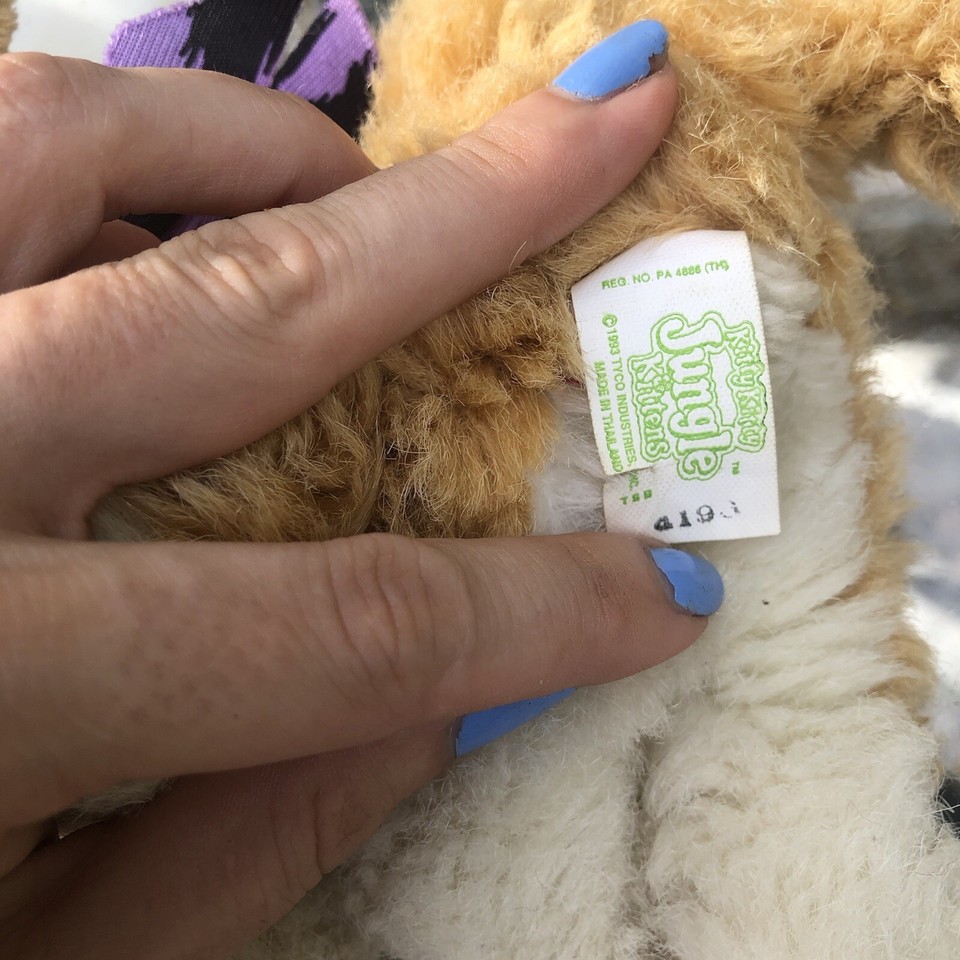 Vtg Tyco Kitty Kitty Kittens Plush Jungle Kitten Orange White Cat Lion ...