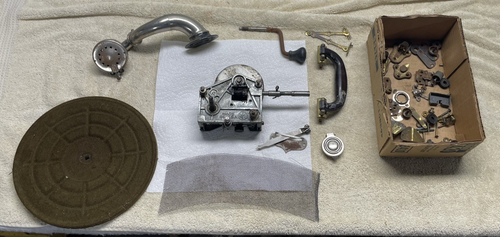 Antique Victrola Phonograph Parts Lot | eBay