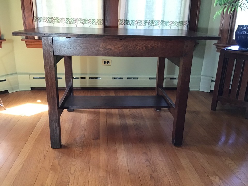 Gustav Stickley Original Finish Mission Arts & Crafts Desk Library ...