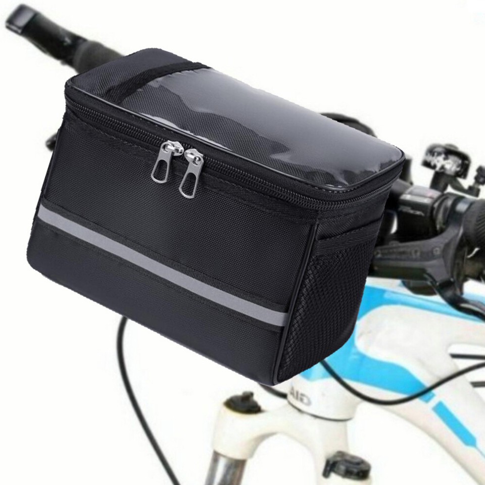 2Pack Bike Front Basket Detachable Rear Bike Basket Front Handlebar Bag ...