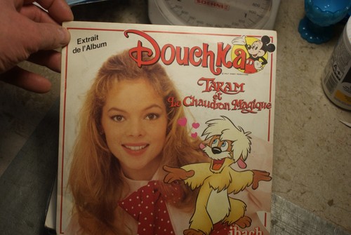 DOUCHKA Vinyle 45T 7" SP TARAM ET LE CHAUDRON MAGIQUE Walt Disney ...