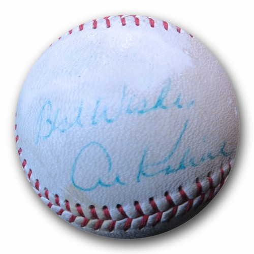 Al Kaline Signed Autographed Detroit Tigers Baseball Best Wishes JSA ...
