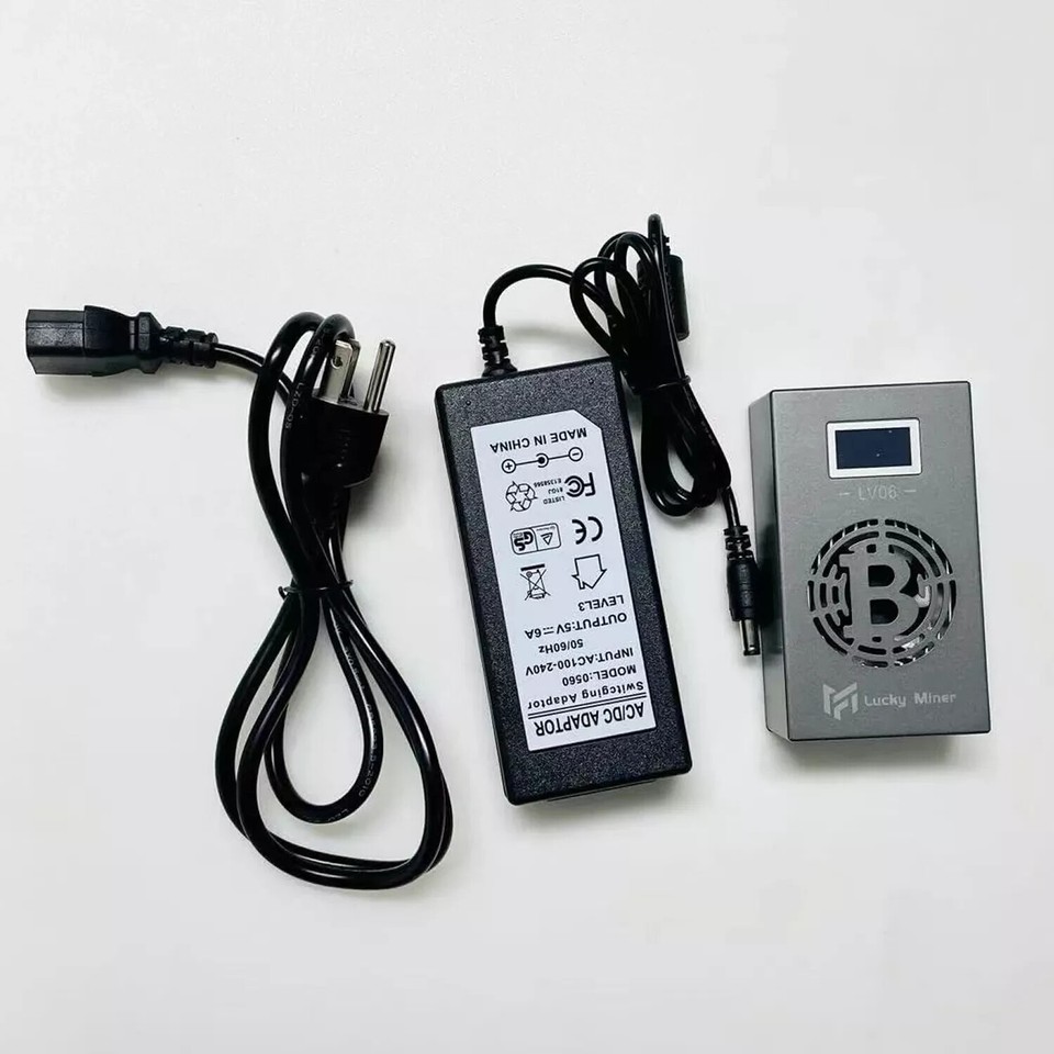 Lucky Miner LV06 500GH/S Bitcoin BTC Miner WIFI SHA-256 Solo Mining ...