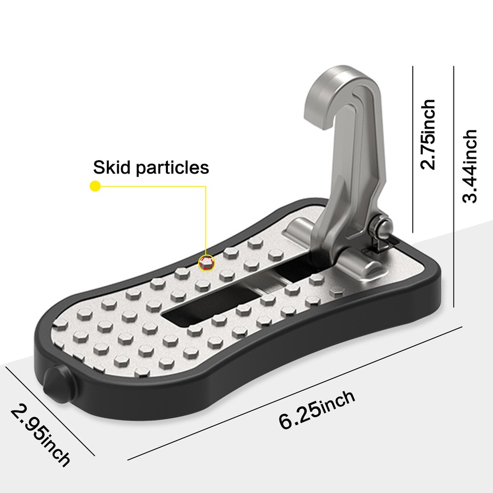 Car Truck Door Latch Folding Mini Foot Pedal-Slip Hook Step Ladder ...