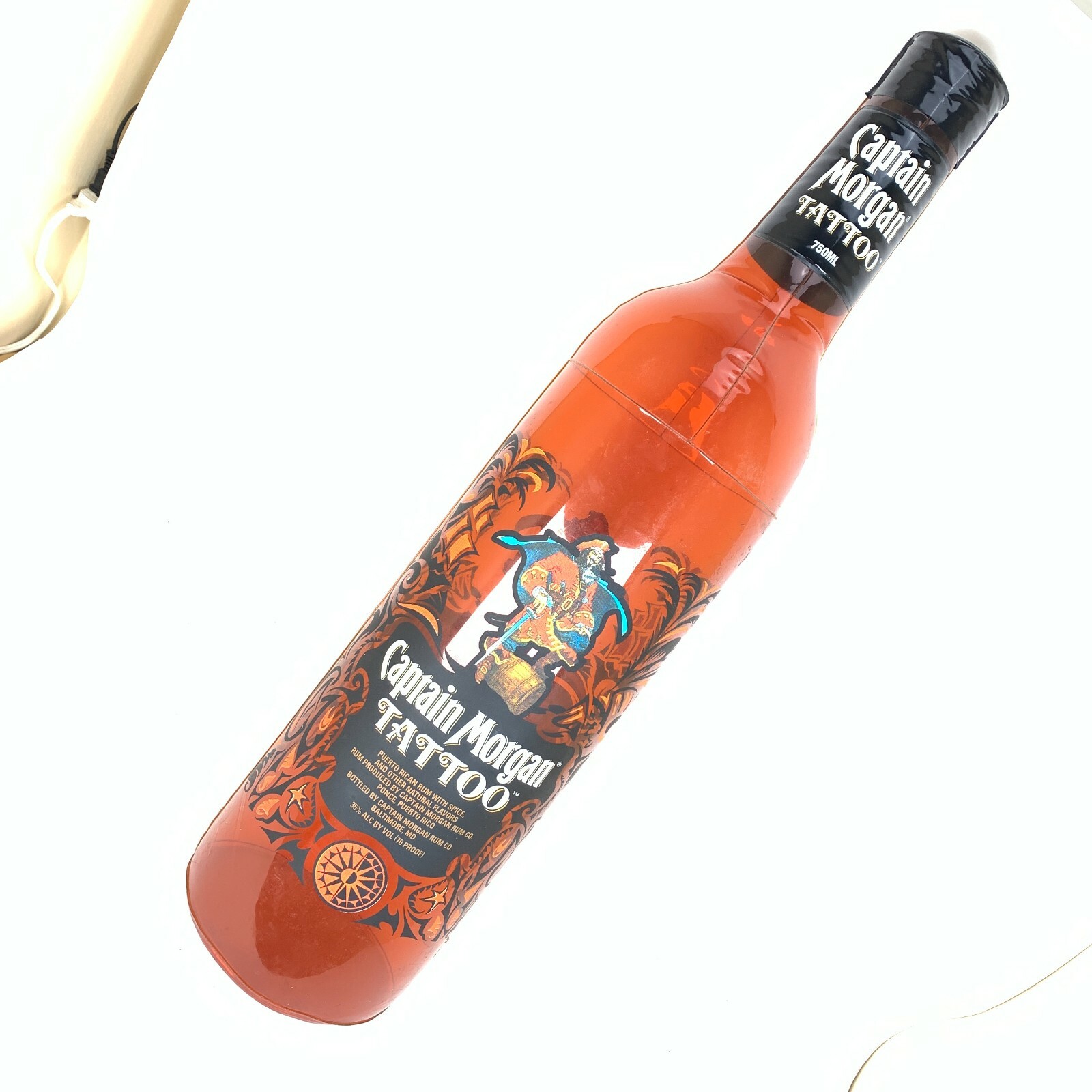 Captain Morgan Tattoo inflatable Blow Up Store Promo bottle Man Cave ...