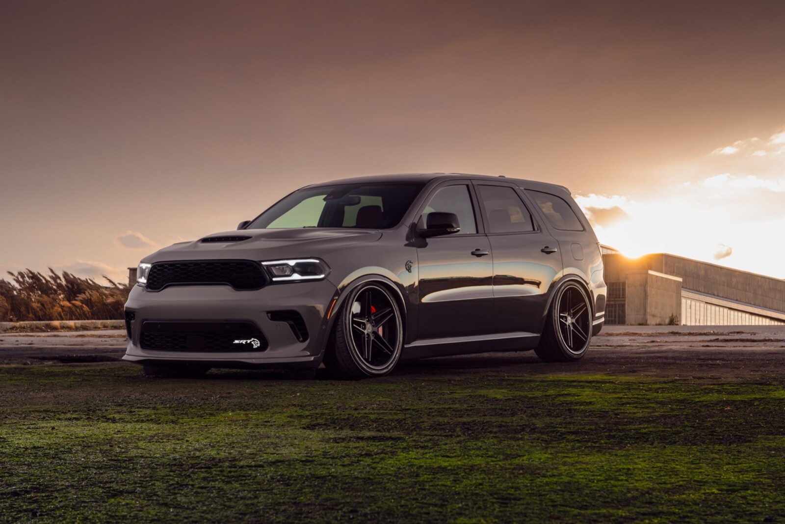 22” FERRADA CM1 MATTE BLACK WHEELS FOR JEEP GRAND CHEROKEE L TRACKHAWK ...
