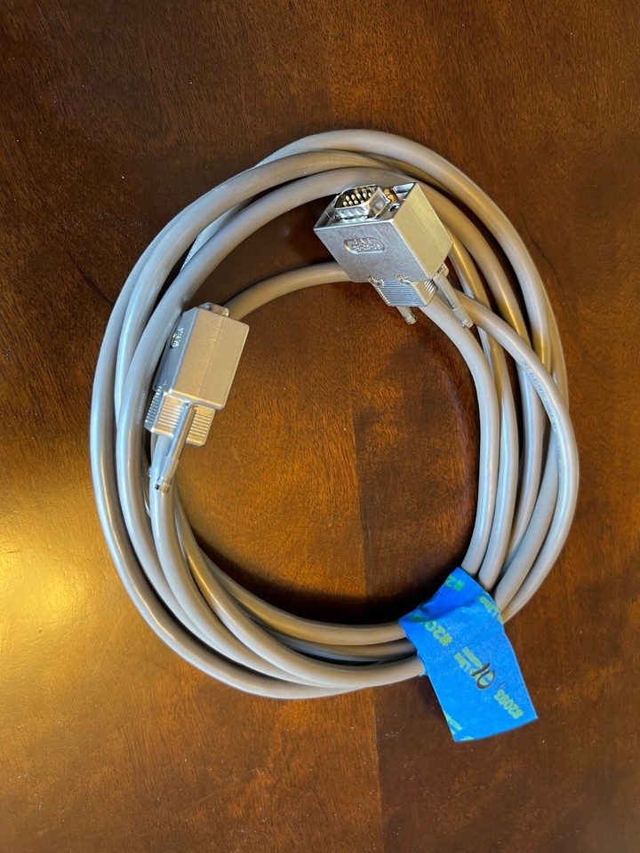 10ft DB9 pin Male-Female Extension Serial RS232 Straight Through Cable ...