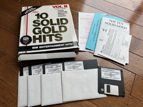 More Top 10 Solid Gold Vol II IBM Tandy Collectors Edition Big Box PC ...