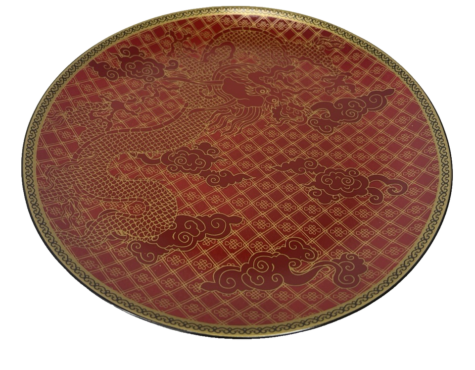 3 Williams Sonoma Lunar New Year Dinner Plates Red Dragon Set Of 4 A | eBay