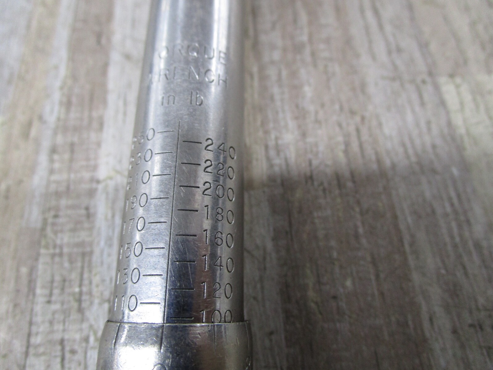 Mac Tools Micro Adjustable in/lb Torque Wrench TW6250 W/MAC XDP6 SOCKET ...