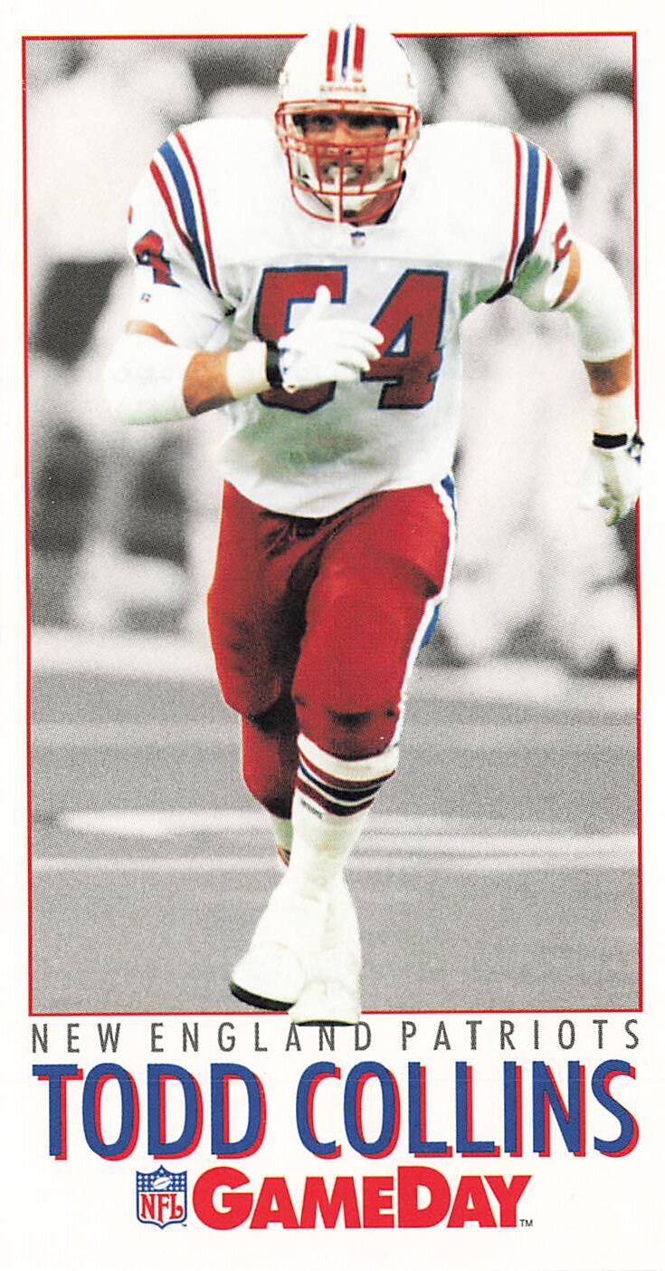 1992 GameDay #194 Todd Collins New England Patriots | eBay