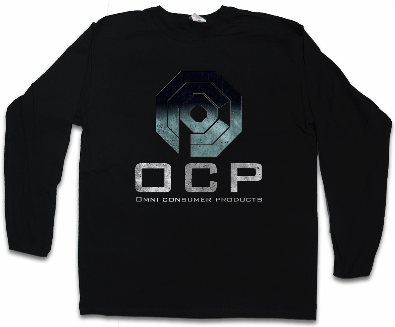 OMNICORP LOGO I LONG SLEEVE T-SHIRT Robo Cop Omni Products Robocop ...